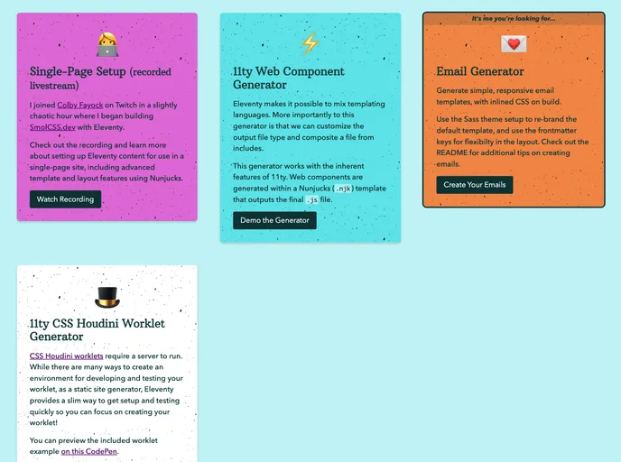 11ty Email Generator | Eleventy Themes
