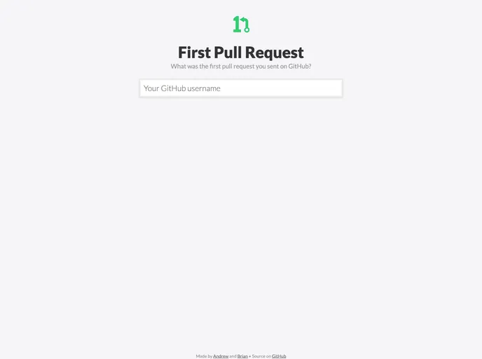 First Pr by Andrew - A undefined Template | Built At Lightspeed