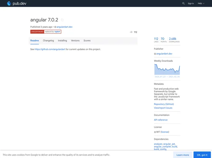 Angular By Angulardart A Angular Template Built At Lightspeed