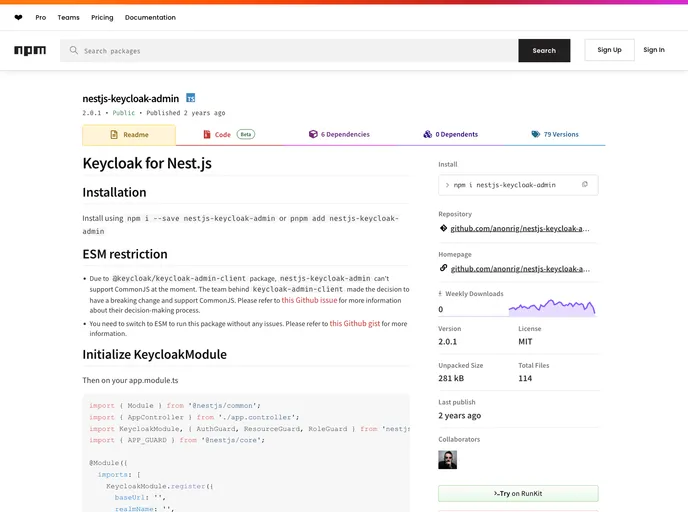 Nestjs Keycloak Admin By Anonrig A Nestjs Template Built At Lightspeed