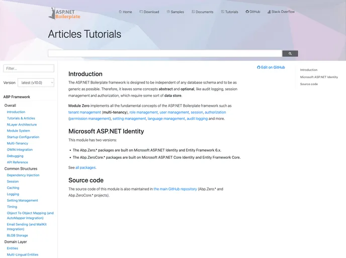 Module Zero Forsaken by Aspnetboilerplate - A undefined Template | Built At Lightspeed