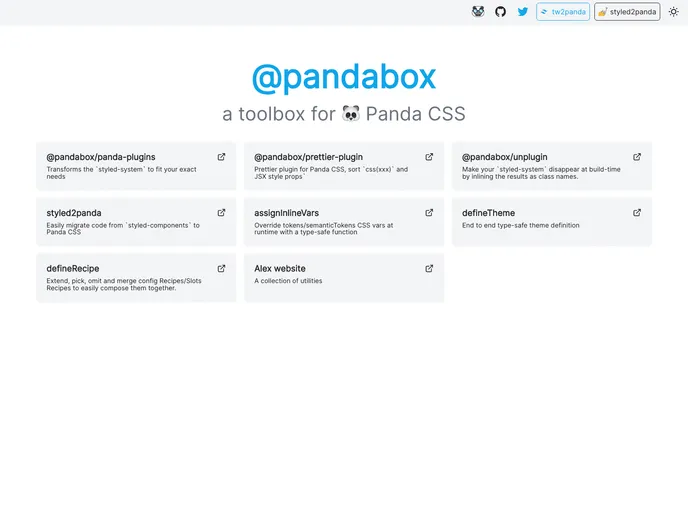 Pandabox by Astahmer - A undefined Template | Built At Lightspeed