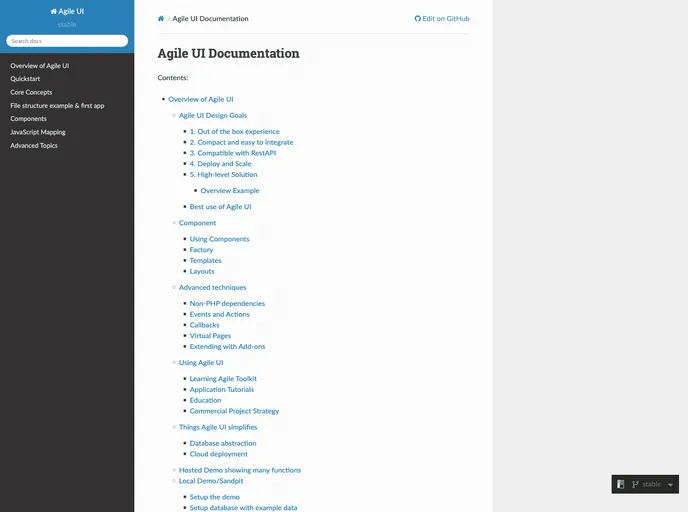 UI by Atk4 - A undefined Template | Built At Lightspeed