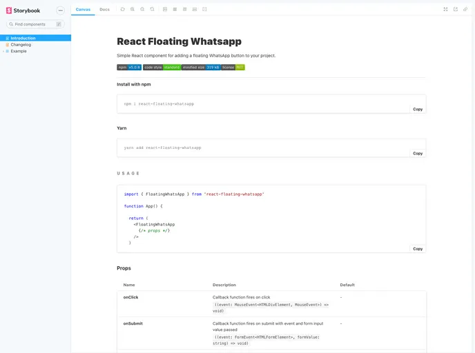 React Floating Whatsapp by Awran5 - A React Template | Built At Lightspeed