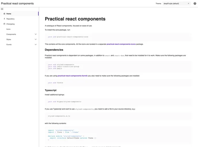 Practical React Components by Axiscommunications - A React Template ...