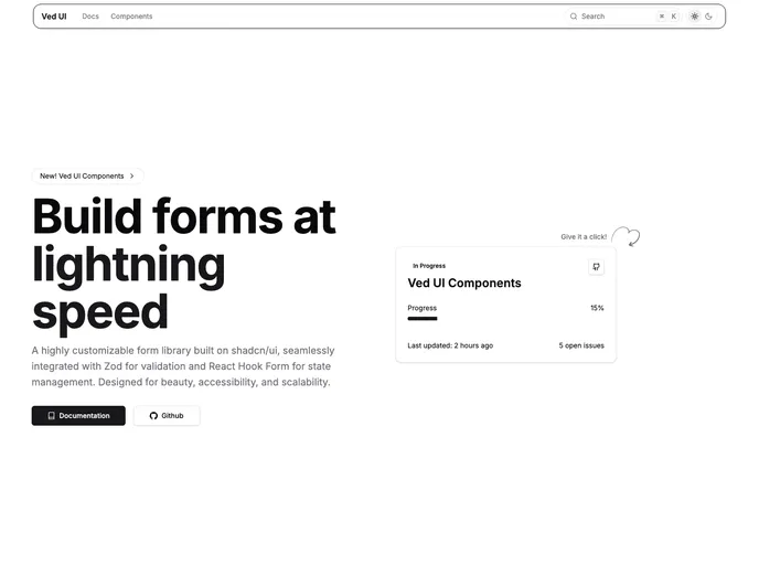 Ved UI by Azacdev - A undefined Template | Built At Lightspeed