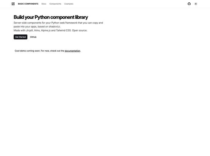Basic Components by Basicmachines Co - A undefined Template | Built At Lightspeed