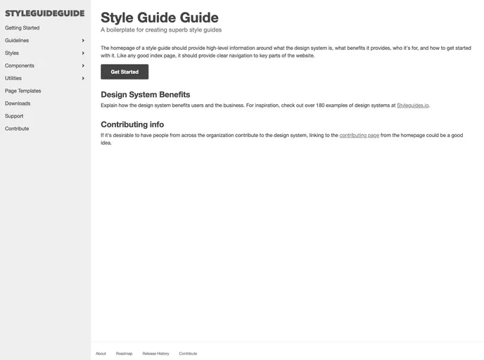 Gatsby Style Guide Guide by Bradfrost - A Gatsby Template | Built At Lightspeed