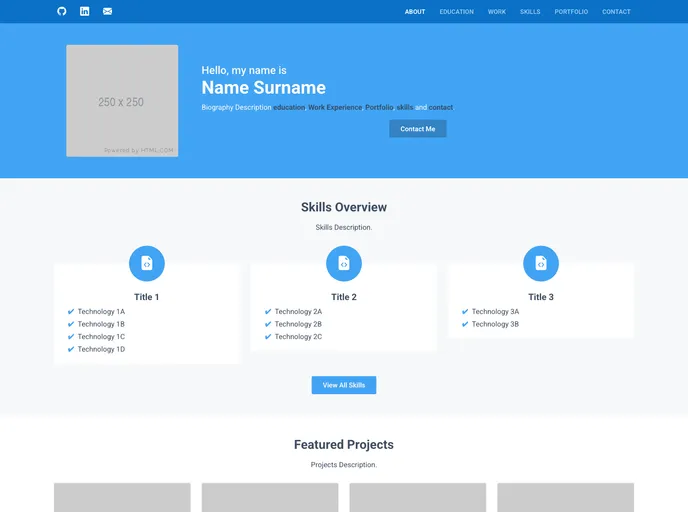 Json Portfolio by Brandonabela - A React Template | Built At Lightspeed