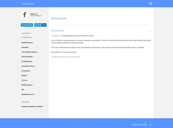 Templates by flatpickr - Built At Lightspeed