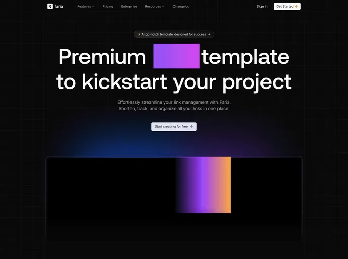 Faria by Chrhi - A undefined Template | Built At Lightspeed