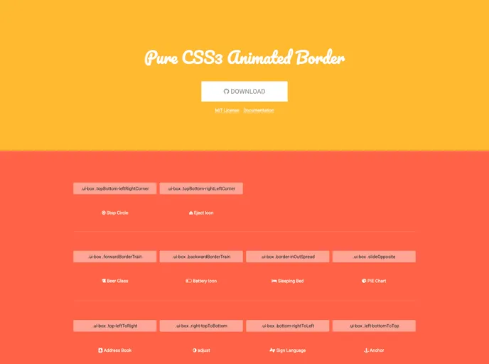 Pure CSS3 Animated Border by Code Fx - A Html Template | Built At Lightspeed
