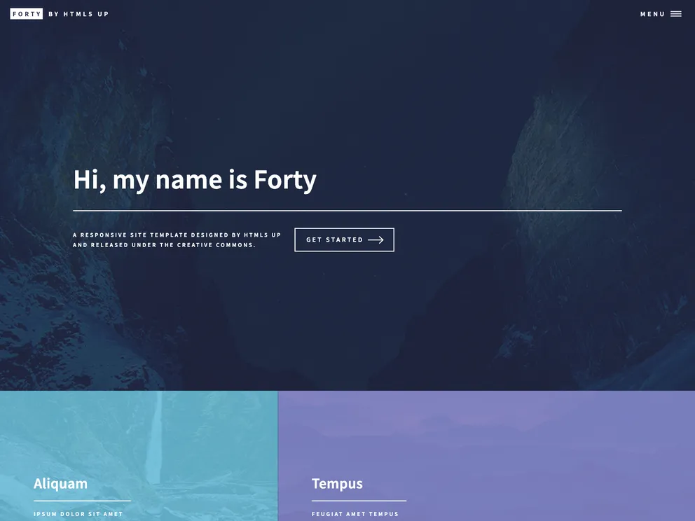 Gatsby Starter Forty by Codebushi - A Gatsby Template | Built At Lightspeed