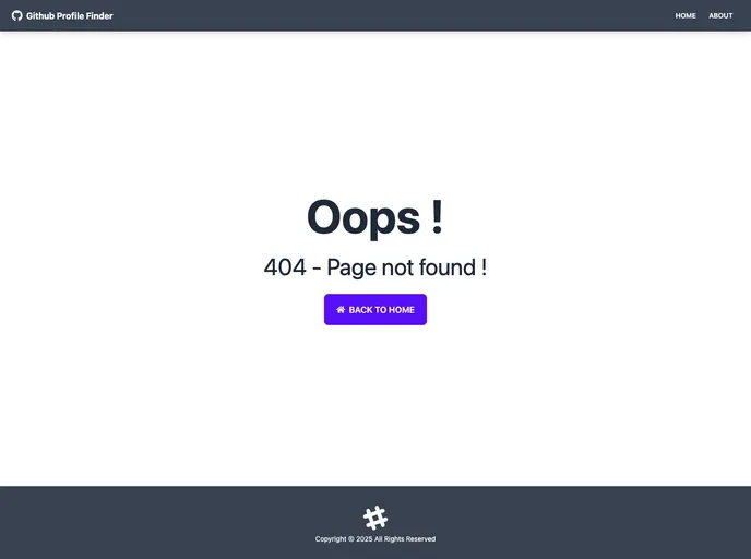 React Github Profile Finder By Codingwithenjoy A React Template 1550