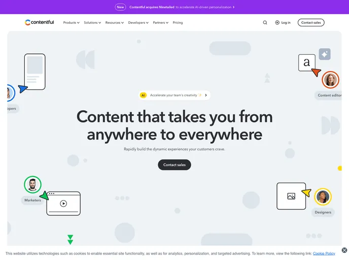 The Example App.swift by Contentful - A undefined Template | Built At Lightspeed