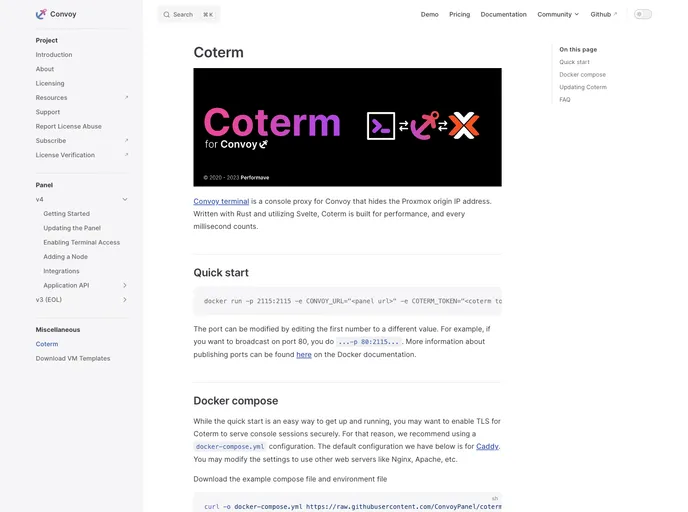 Coterm by Convoypanel - A undefined Template | Built At Lightspeed