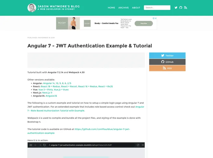 Angular 7 Jwt Authentication Example by Cornflourblue - A undefined ... Angular 7 Jwt Authentication Example by Cornflourblue - A undefined ...