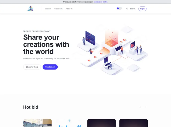 Unft Marketplace by Cosmicjs - A Nextjs Template | Built At Lightspeed