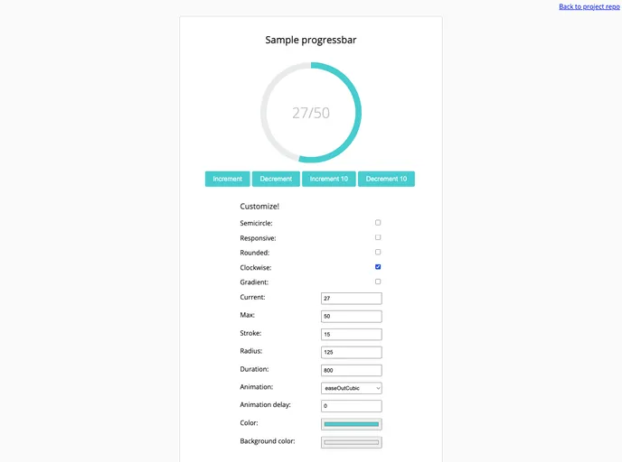 Angular Svg Round Progressbar by Crisbeto - A Angular Template | Built At Lightspeed