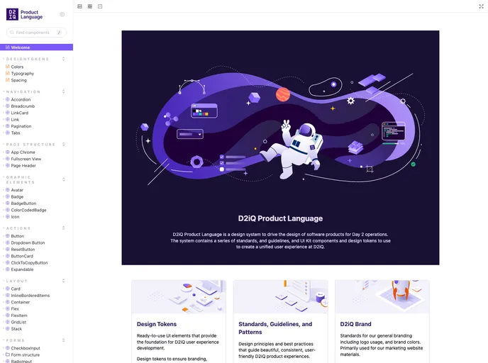 UI Kit by D2iq - A React Template | Built At Lightspeed