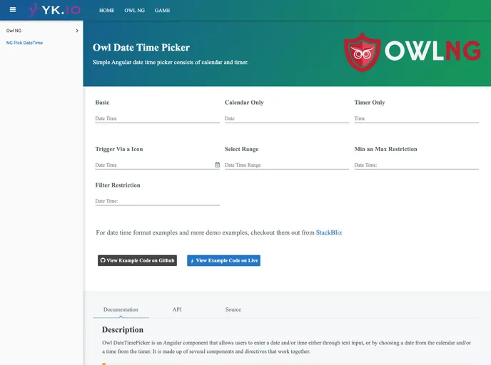 Date Time Picker by Danielykpan - A Angular Template | Built At Lightspeed