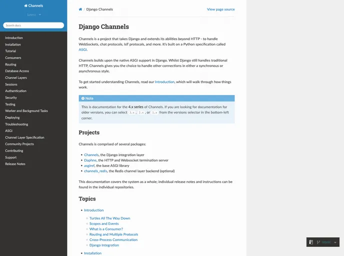 Channels by Django - A undefined Template | Built At Lightspeed