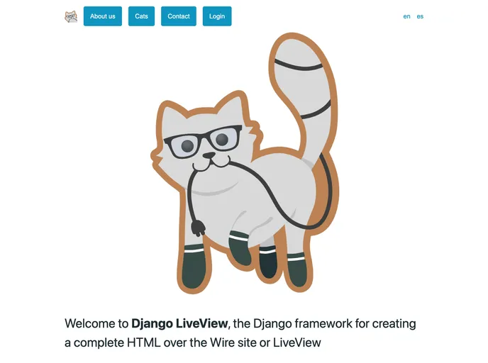 Starter Template By Django Liveview A Django Template Built At Lightspeed