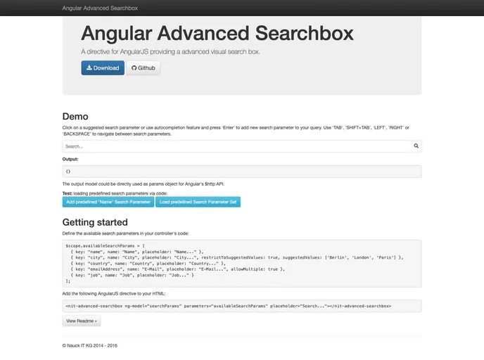 Angular Advanced Searchbox by Dnauck - A undefined Template | Built At ... Angular Advanced Searchbox by Dnauck - A undefined Template | Built At ...