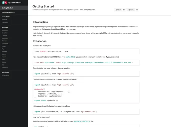 Ng2 Semantic UI by Edcarroll - A undefined Template | Built At Lightspeed