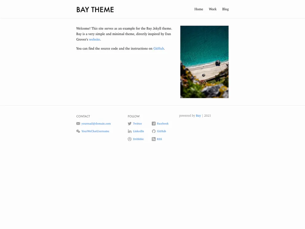 Bay by Eliottvincent - A undefined Template | Built At Lightspeed
