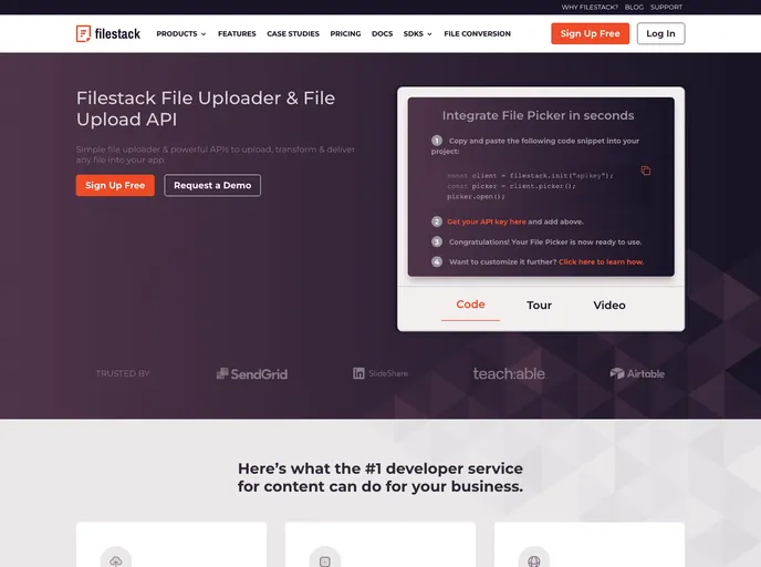 Filestack Rails by Filestack - A undefined Template | Built At Lightspeed