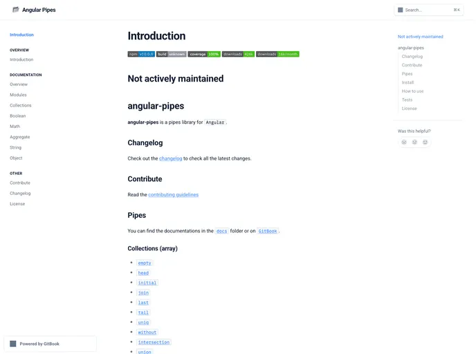 Angular Pipes By Fknop A Angular Template Built At Lightspeed