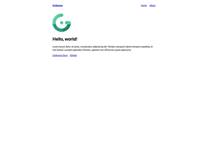 Gridsome Starter Default by Gridsome - A undefined Template | Built At Lightspeed
