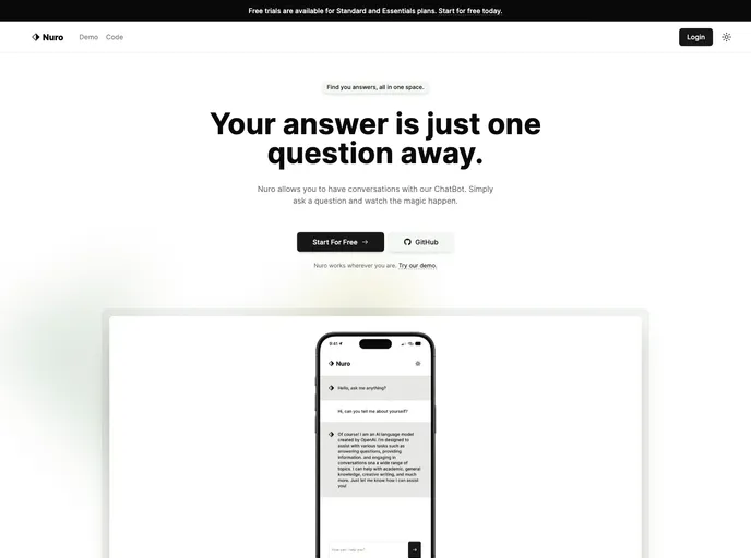 Nuro AI by Hamzakhan Hk - A undefined Template | Built At Lightspeed