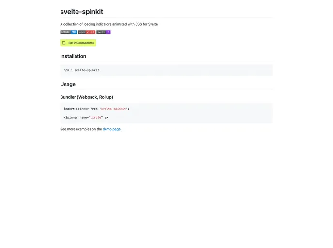 Svelte Spinkit by Heithemmoumni - A Svelte Template | Built At Lightspeed