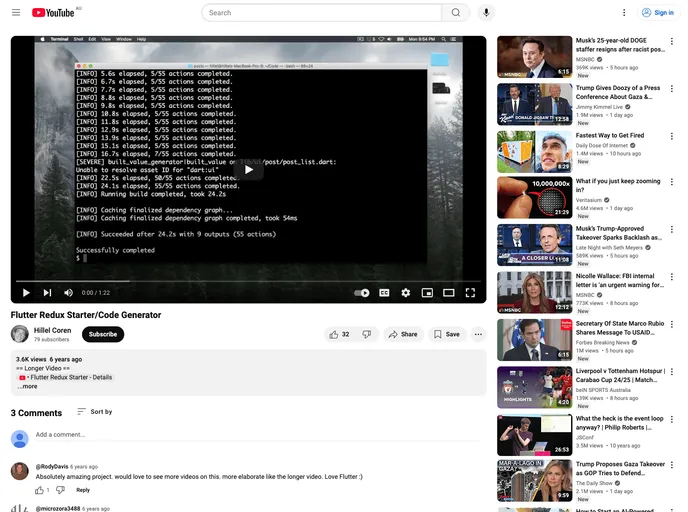Flutter Redux Starter by Hillelcoren - A undefined Template | Built At Lightspeed