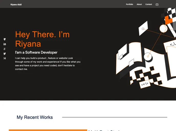 Portofolio Mobile by Ibtisam34 - A undefined Template | Built At Lightspeed