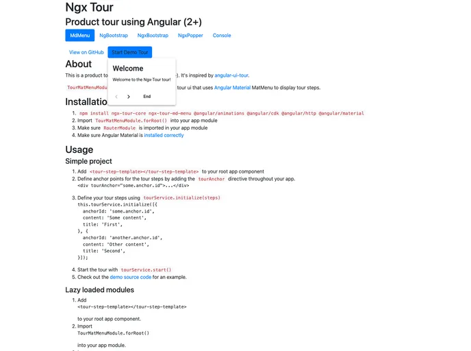 Ngx Tour by Isaacplmann - A Angular Template | Built At Lightspeed