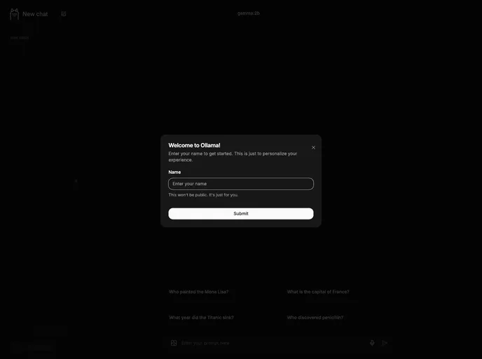 Nextjs Ollama Llm Ui By Jakobhoeg A Undefined Template Built At Lightspeed