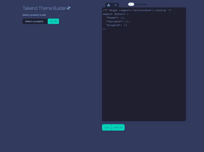 Tailwind Config Generator by Jamestttt - A React Template | Built At Lightspeed