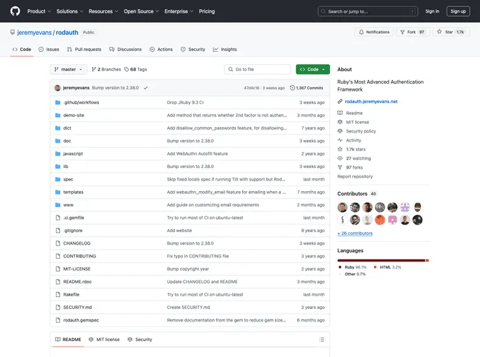 Rodauth Rails by Janko - A Rails Template | Built At Lightspeed