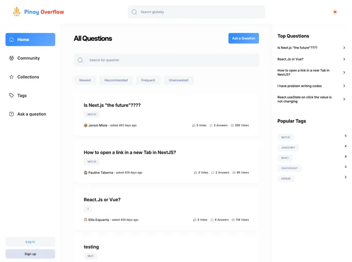 Pinoy Overflow by Jerommiole - A undefined Template | Built At Lightspeed