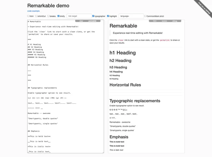 Remarkable by Jonschlinkert - A Docusaurus Template | Built At Lightspeed