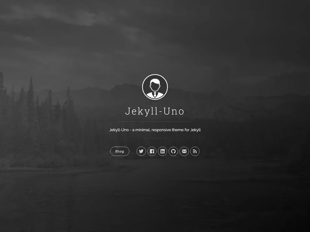 Jekyll Uno by Joshgerdes - A undefined Template | Built At Lightspeed