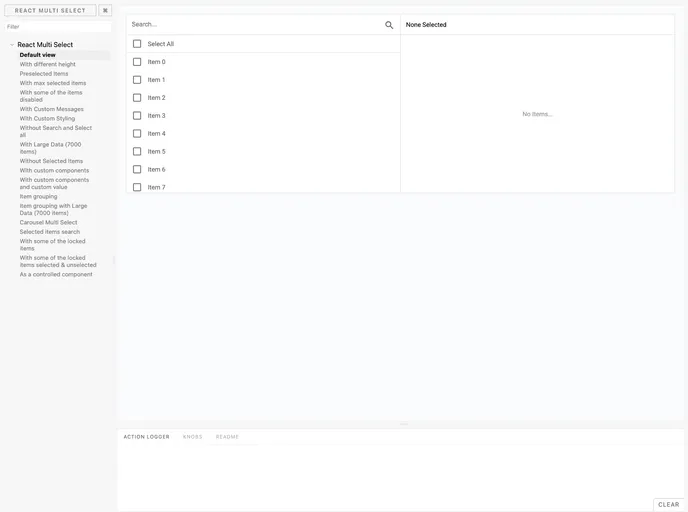React Multi Select by Kenshoo - A React Template | Built At Lightspeed React Multi Select by Kenshoo - A React Template | Built At Lightspeed