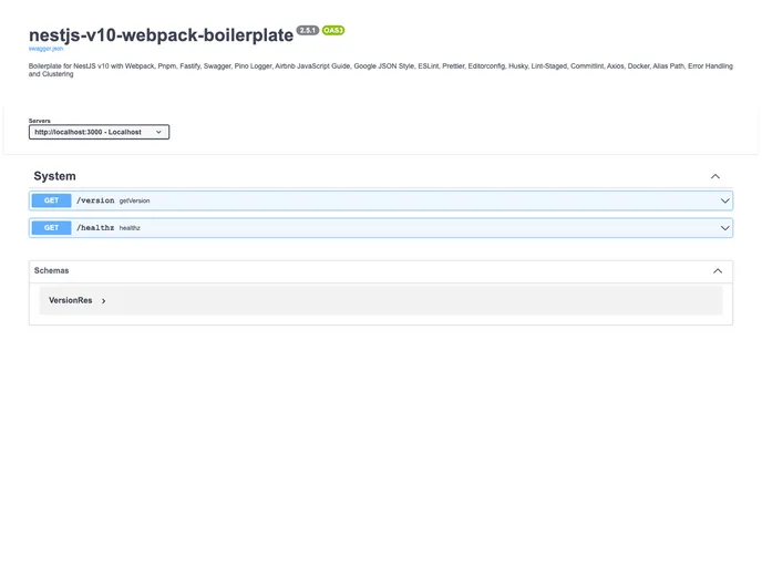 Nestjs V10 Webpack Boilerplate by Kenso312 - A Nestjs Template | Built At Lightspeed