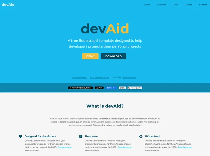 Devaid Jekyll Theme by Kevit - A undefined Template | Built At Lightspeed
