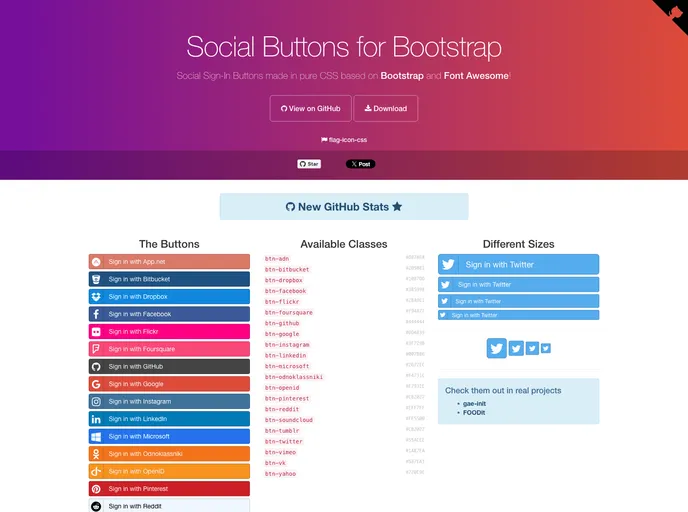 Bootstrap Social by Lipis - A undefined Template | Built At Lightspeed Bootstrap Social by Lipis - A undefined Template | Built At Lightspeed