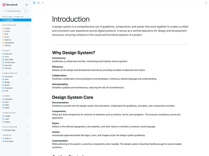 Storybook Html By Lmachens A Undefined Template Built At Lightspeed