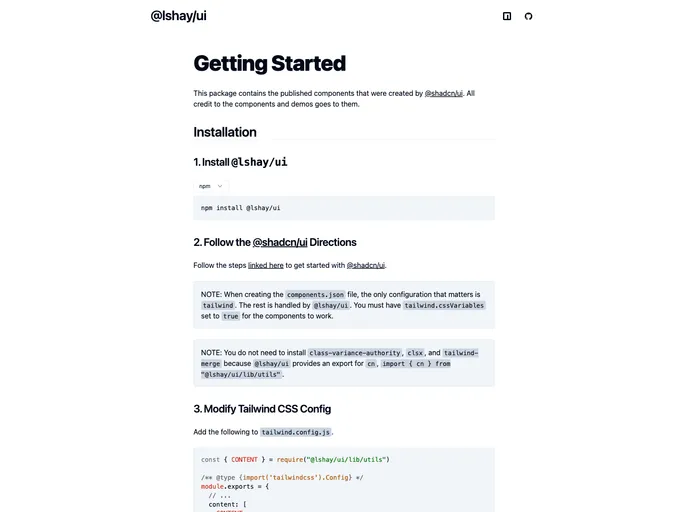 UI by Lukeshay - A undefined Template | Built At Lightspeed